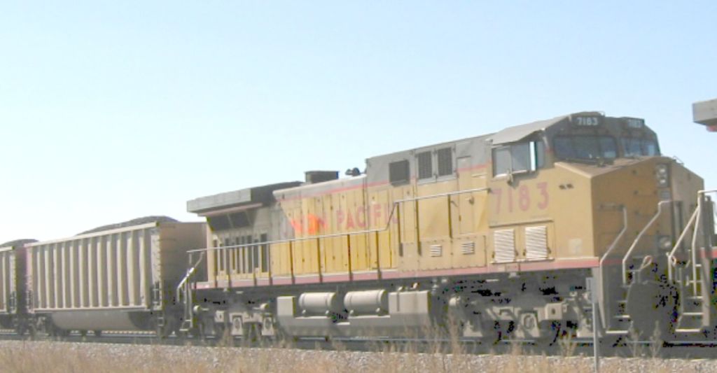 Loaded Coal Train Going East